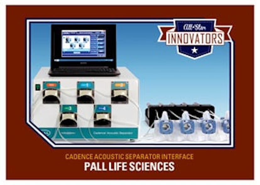 Pall Life Sciences Cadence Acoustic Separator Interface | Pharma ...